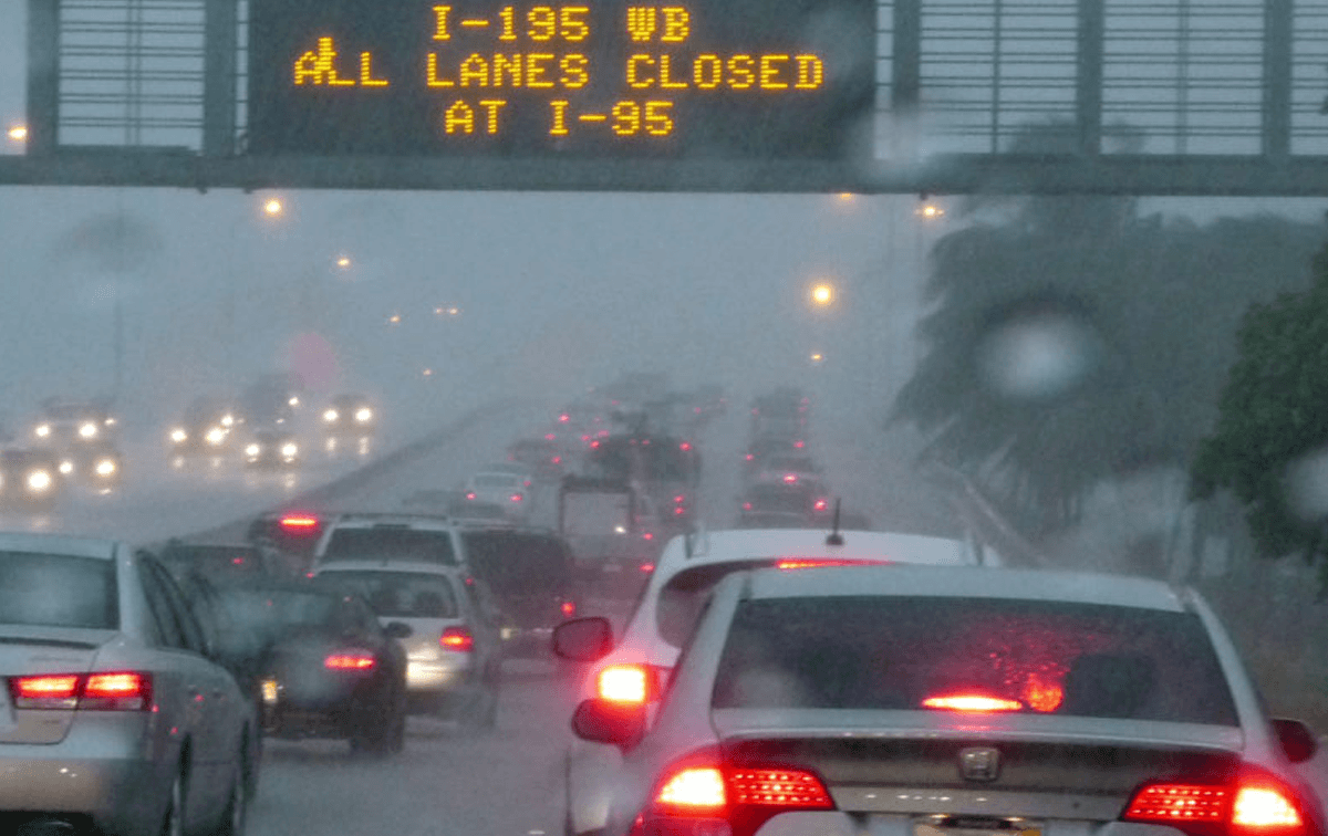 Florida Rain and Accidents on the Road - Thomas and Pearl